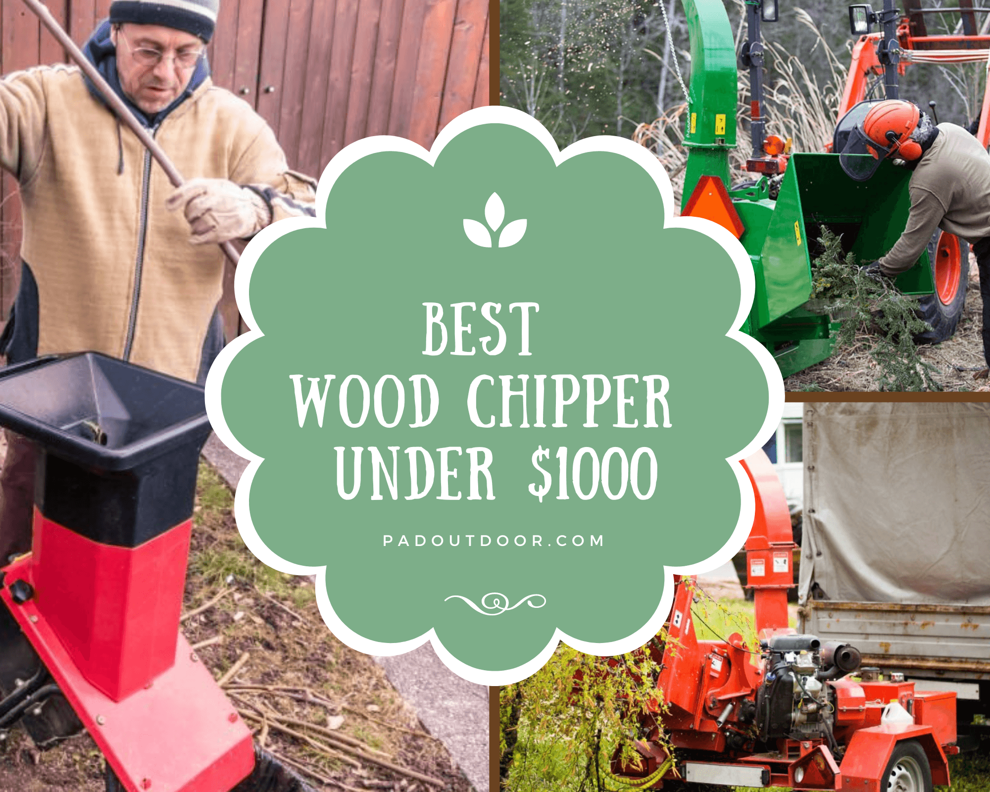 Best Wood Chipper Under $1000 (Honest Review) | Pad Outdoor
